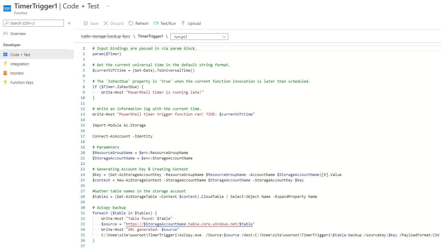 Automate Table Storage Backups Using Azure Function Rios Engineer 8349