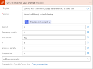 Using ChatGPT connector in Azure Logic Apps - Rios Engineer