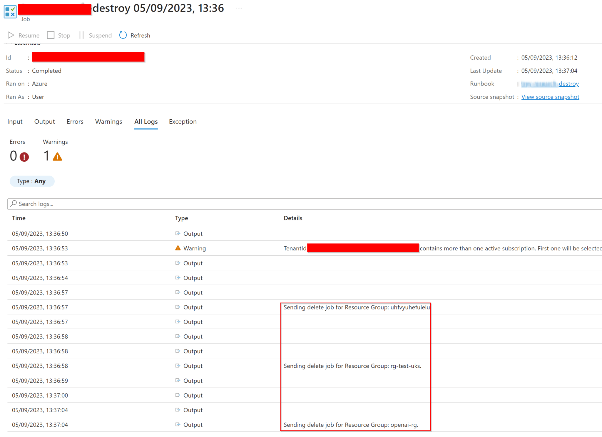 Schedule clean up of your sandbox tenant with Azure Automation - Rios ...