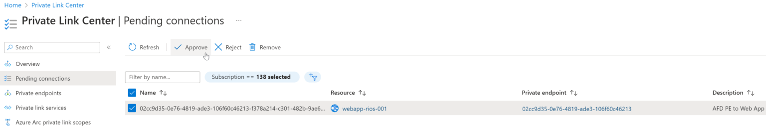 Seamlessly deploy Azure Front Door Premium with Private Endpoint to App ...