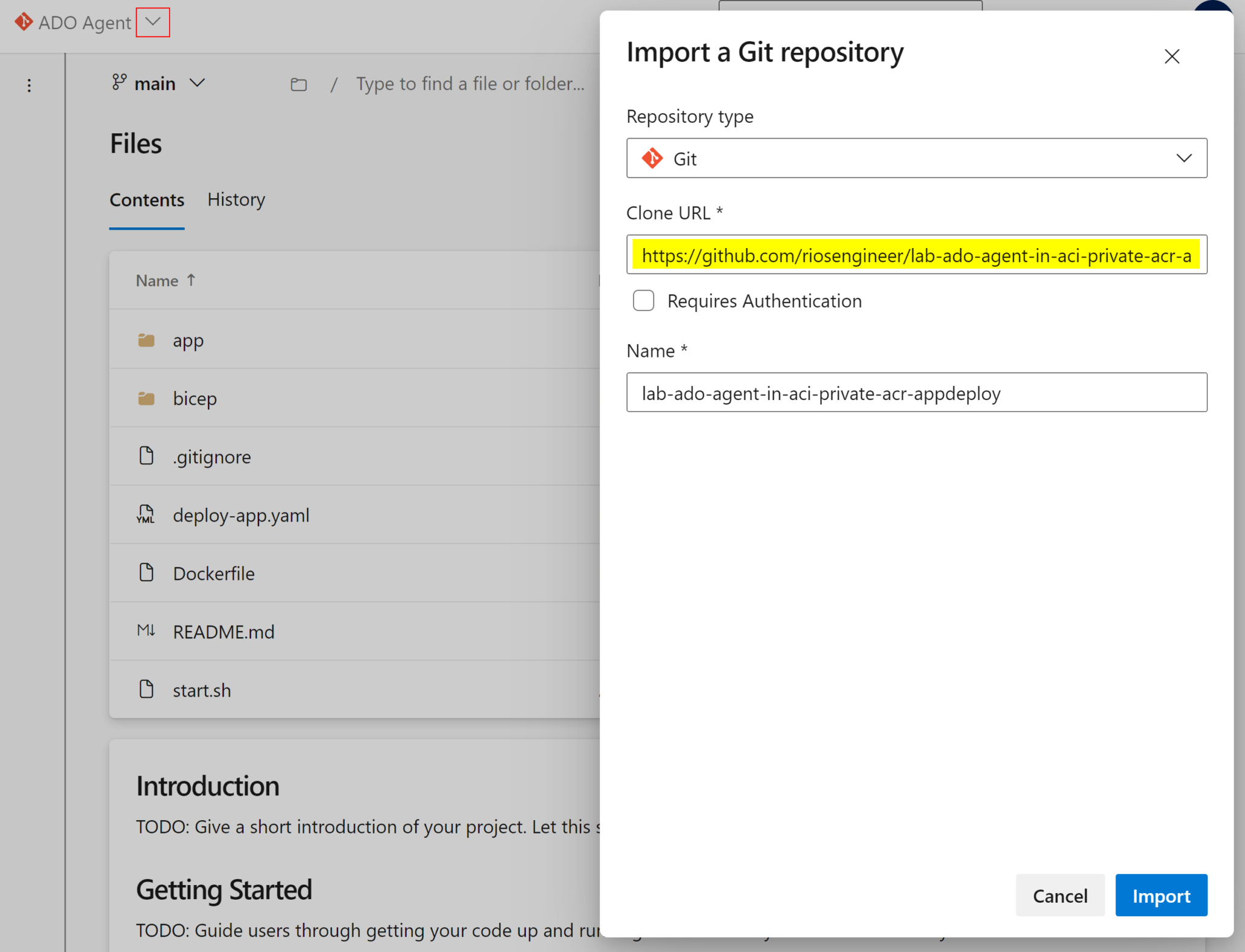 Azure DevOps Agent: Azure Container Instance with Private Azure Container Registry - Rios Engineer
