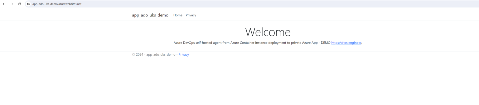 Azure Devops Agent Azure Container Instance With Private Azure Container Registry Rios Engineer