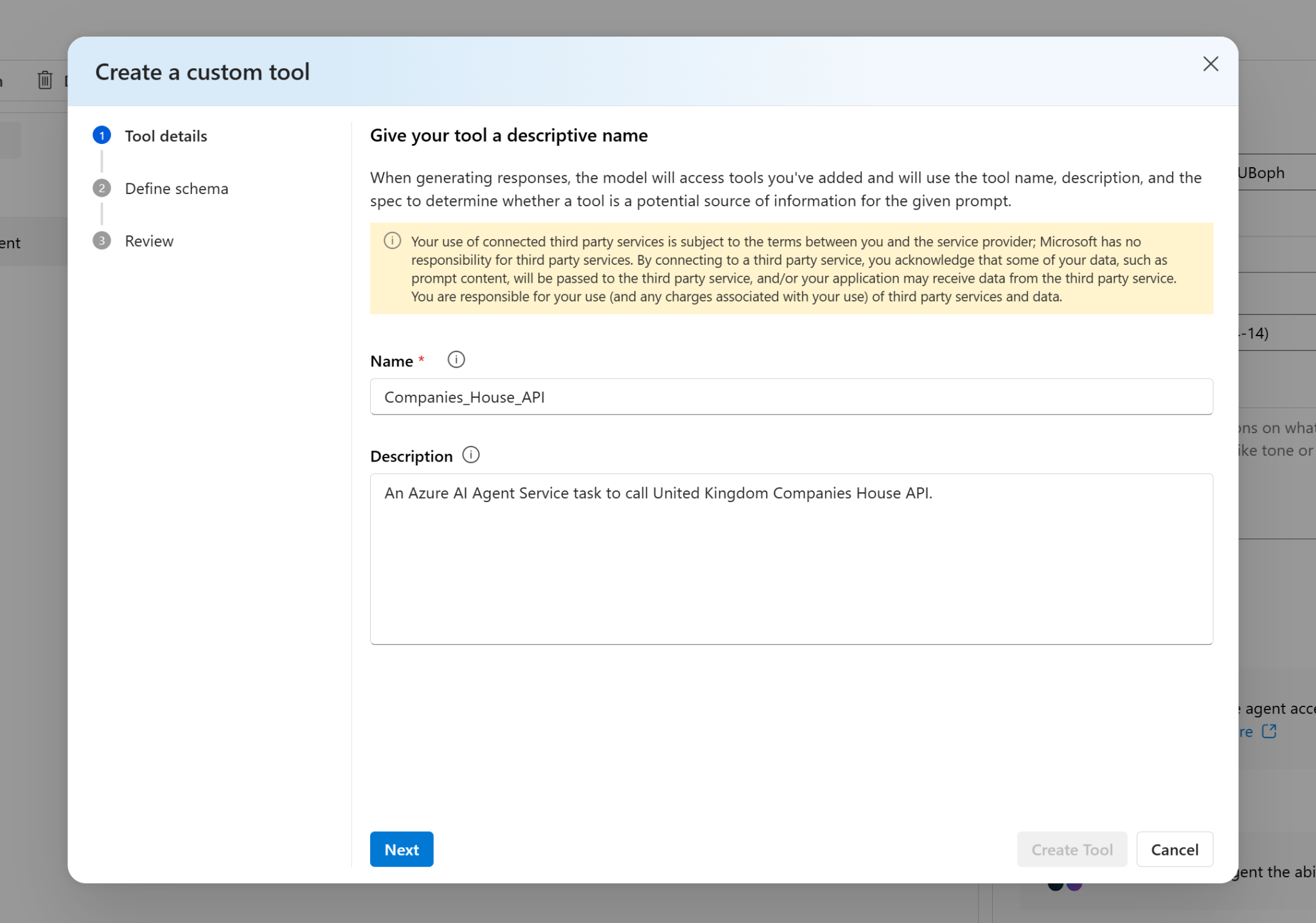 Integrating Companies House with Azure AI Agent in Foundry Using OpenAPI - Rios Engineer